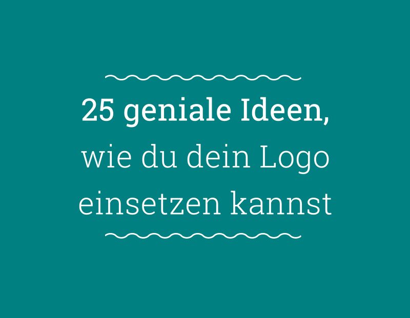 Nutze dein Logo! - wirkraum Design und Konzept